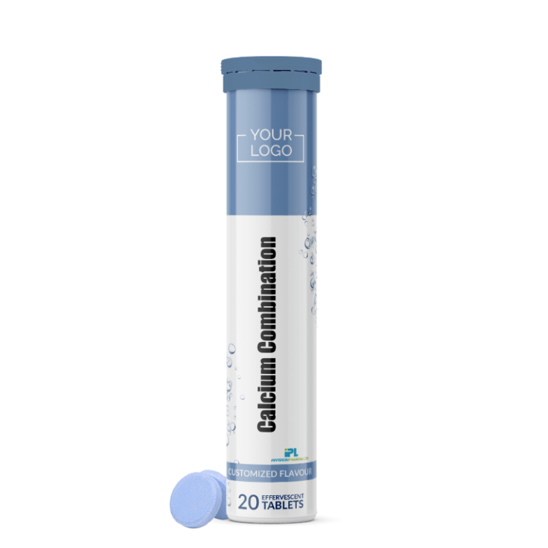 Private Label Calcium Combination Effervescent Tablets